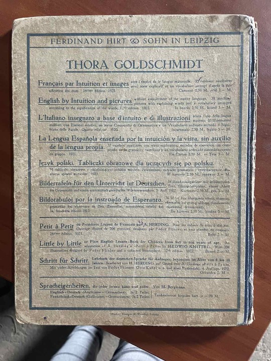 Книга "Francais par intuition et images" 1923 рік виготовлення, б/в ...